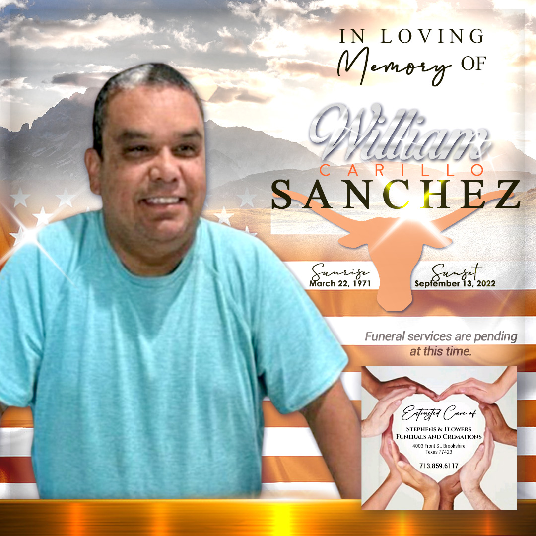 William Sanches 1971 – 2022 | Obituary Printing William Sanches 1971 – 2022 | Obituary Printing
